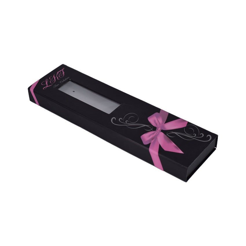 Long Shaped Rectangular Flip Top Cardboard Hair Extensions Box